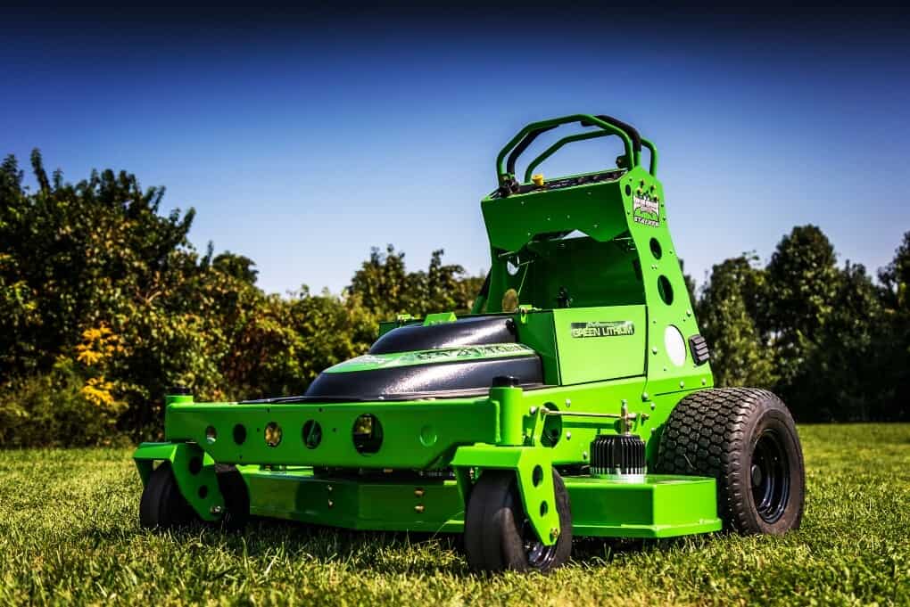 Mean Green SK-48 Stalker Stand On Mower - Lawn Growth