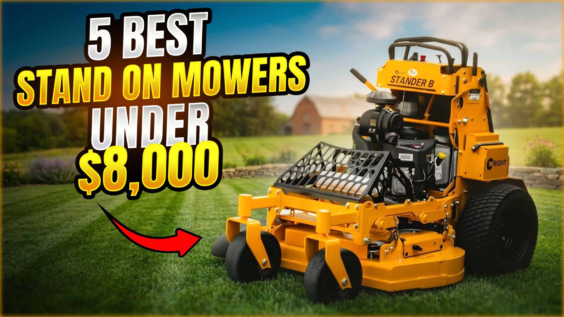 Best Stand On Mowers Under $8,000 - Lawn Growth